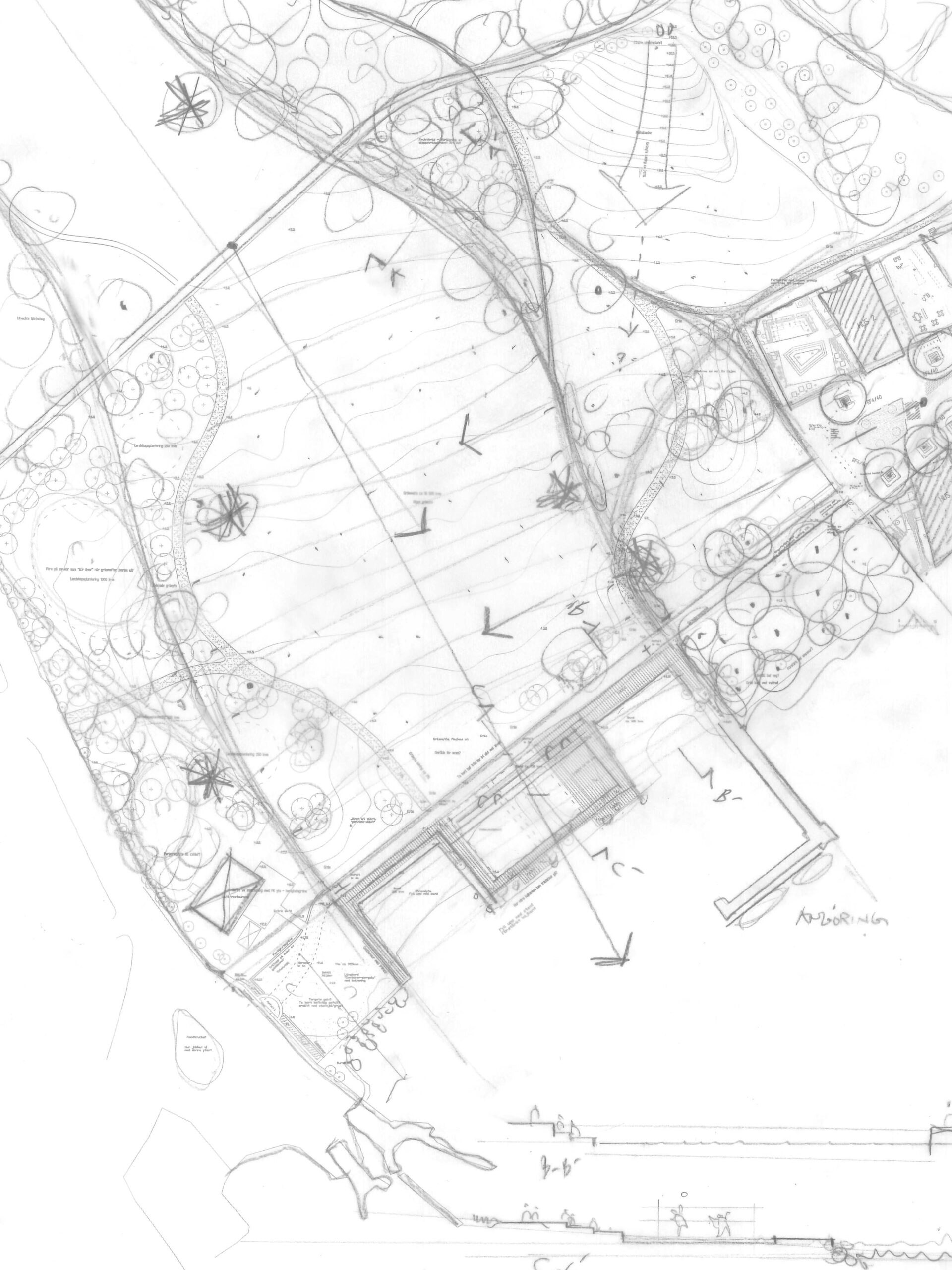 Färjenäsparken - Mareldarkitektur