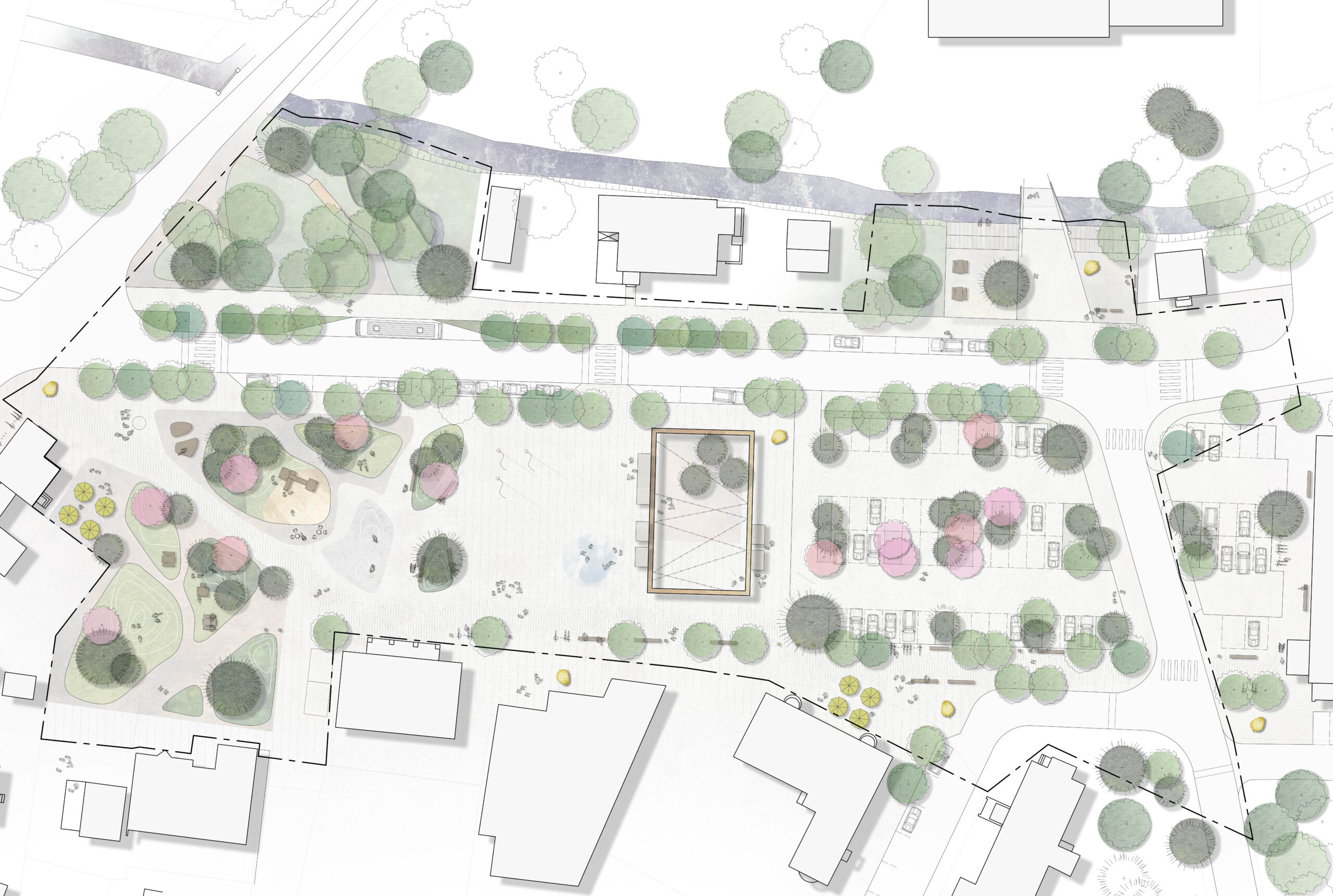 Kärdla city center - Mareldarkitektur